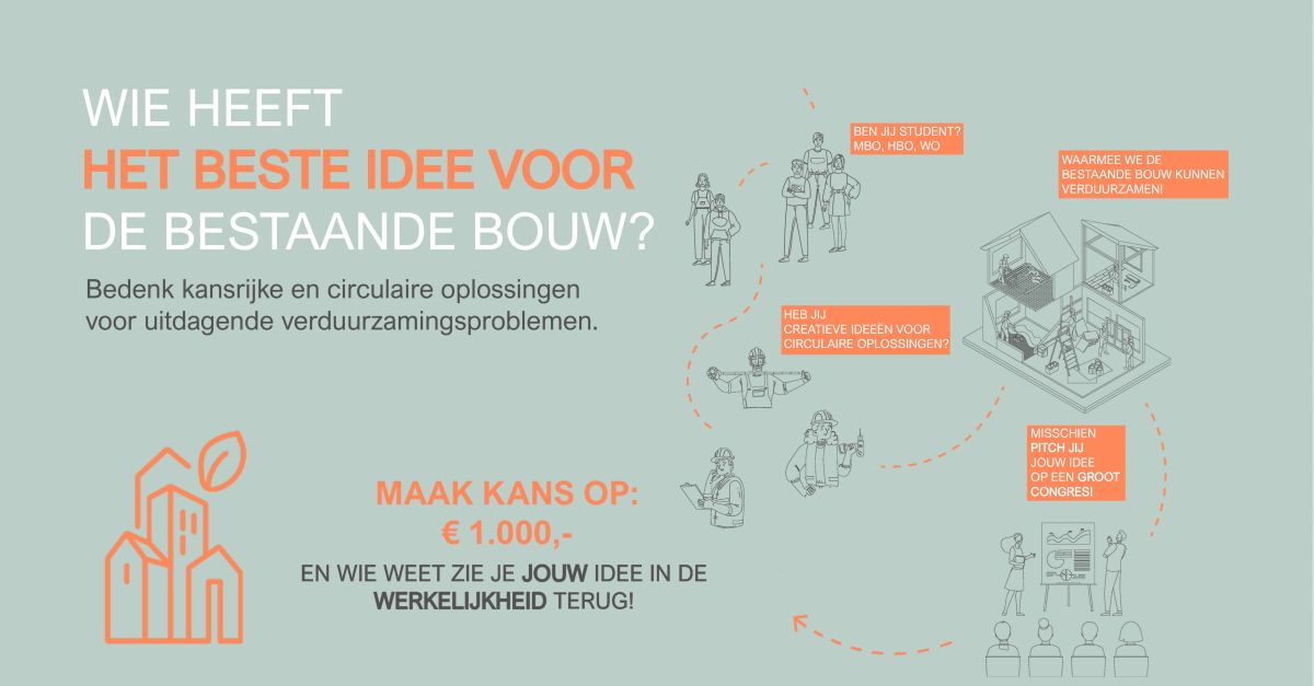 Studentenprijsvraag: Wie heeft het beste idee voor de bestaande bouw ...